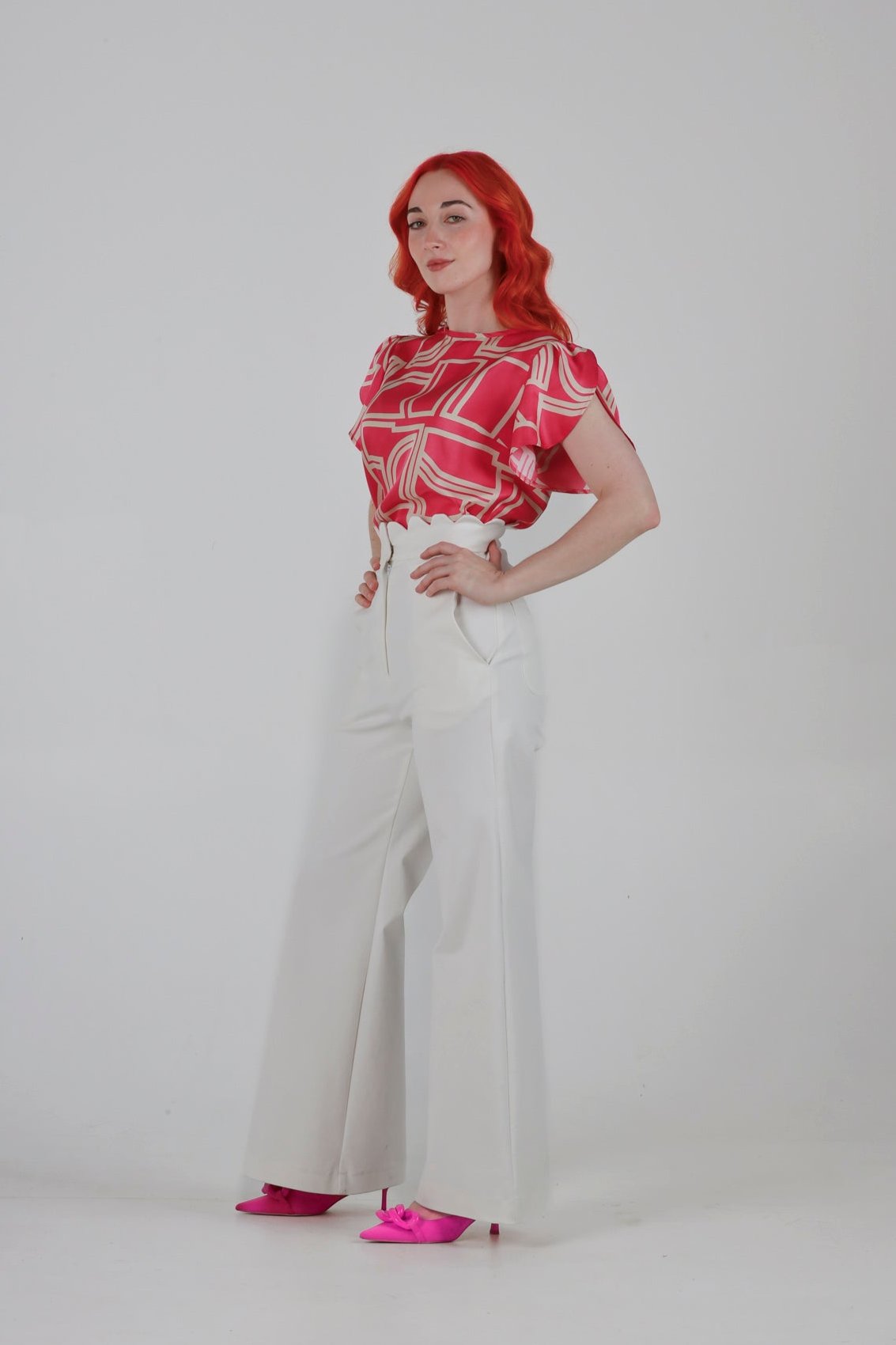 1- Heidi top in pink – natalija rushidi