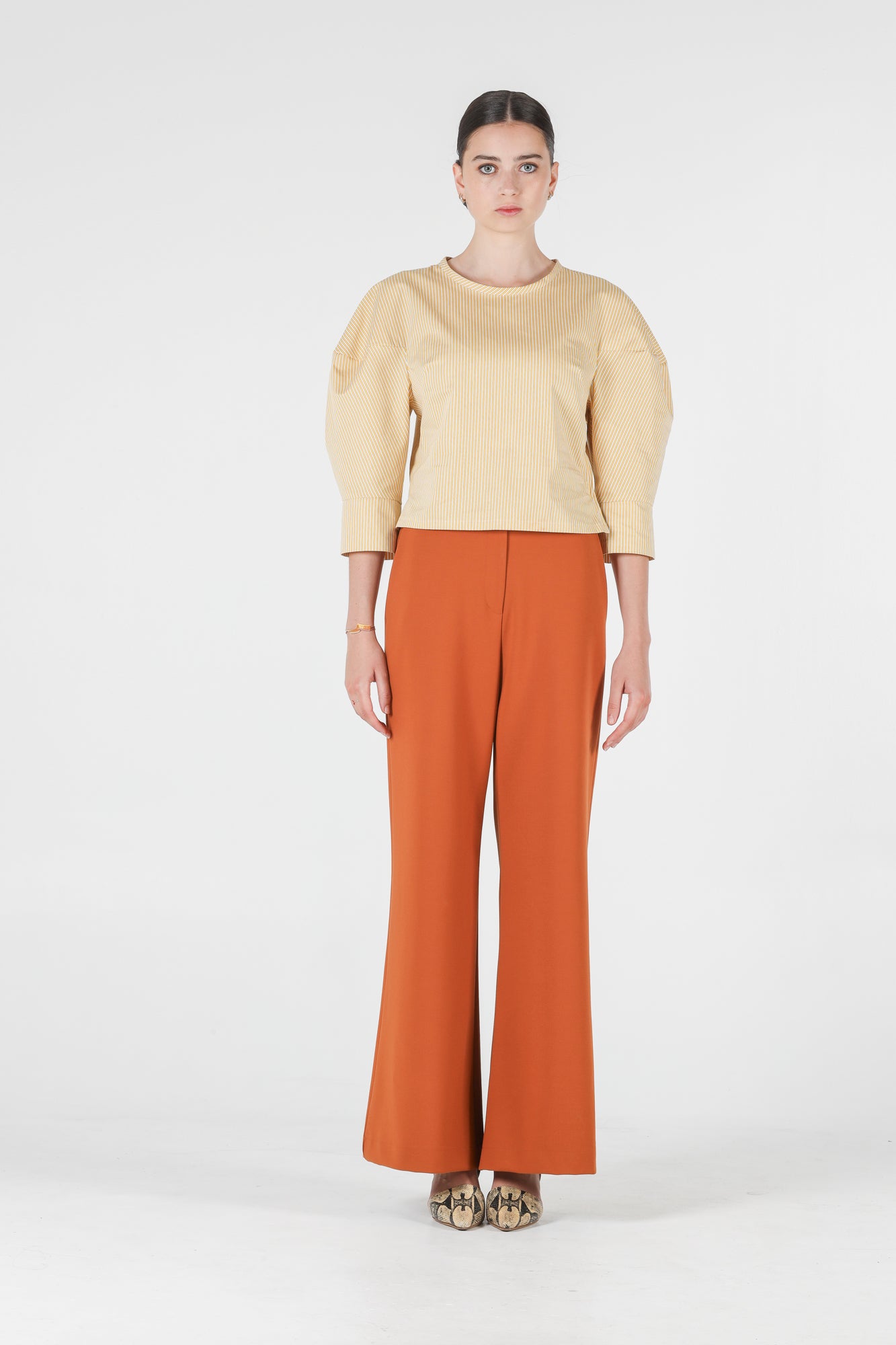 1 - Hera top in yellow stripes – natalija rushidi