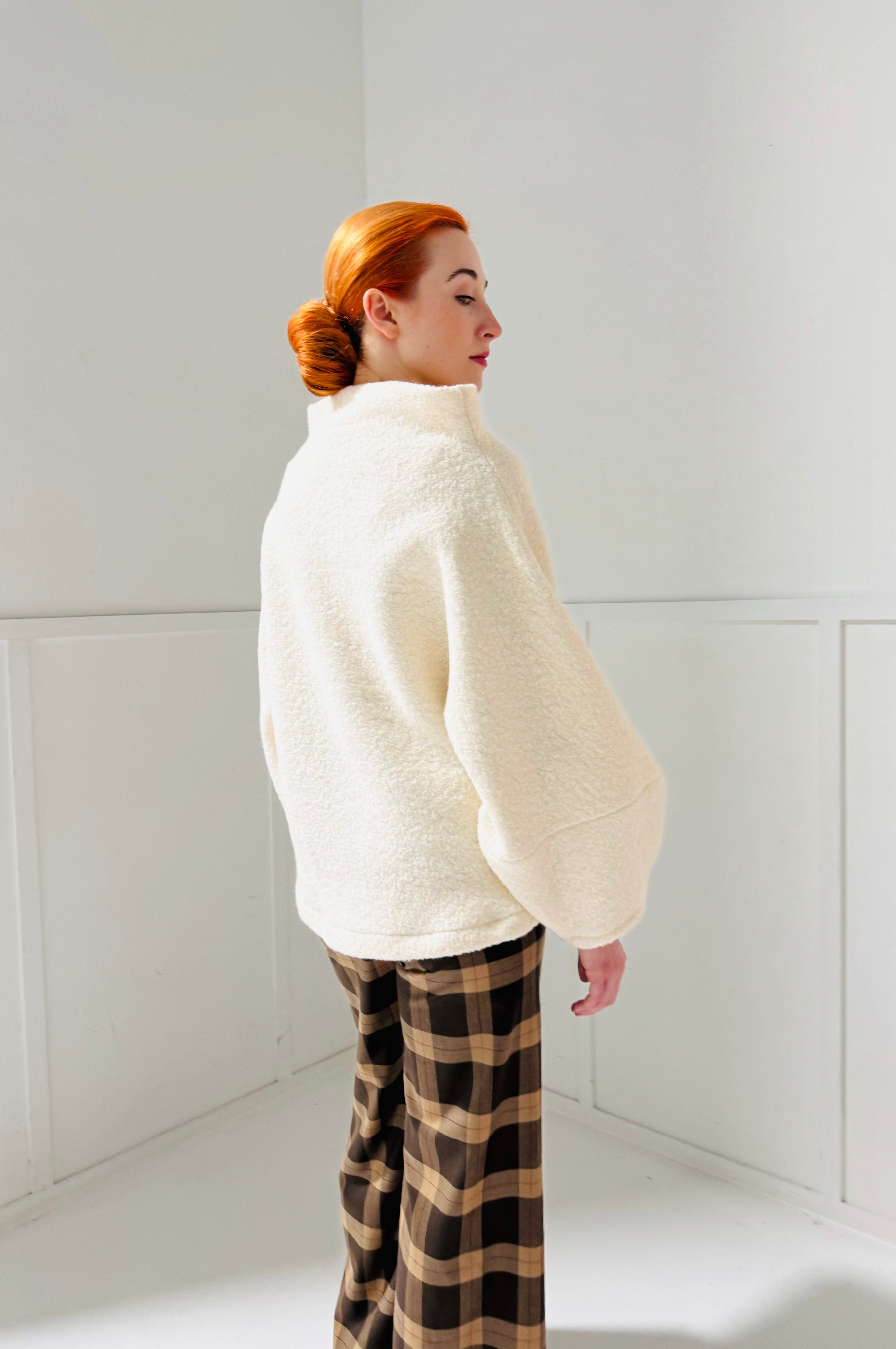 Suzi top in off white – natalija rushidi