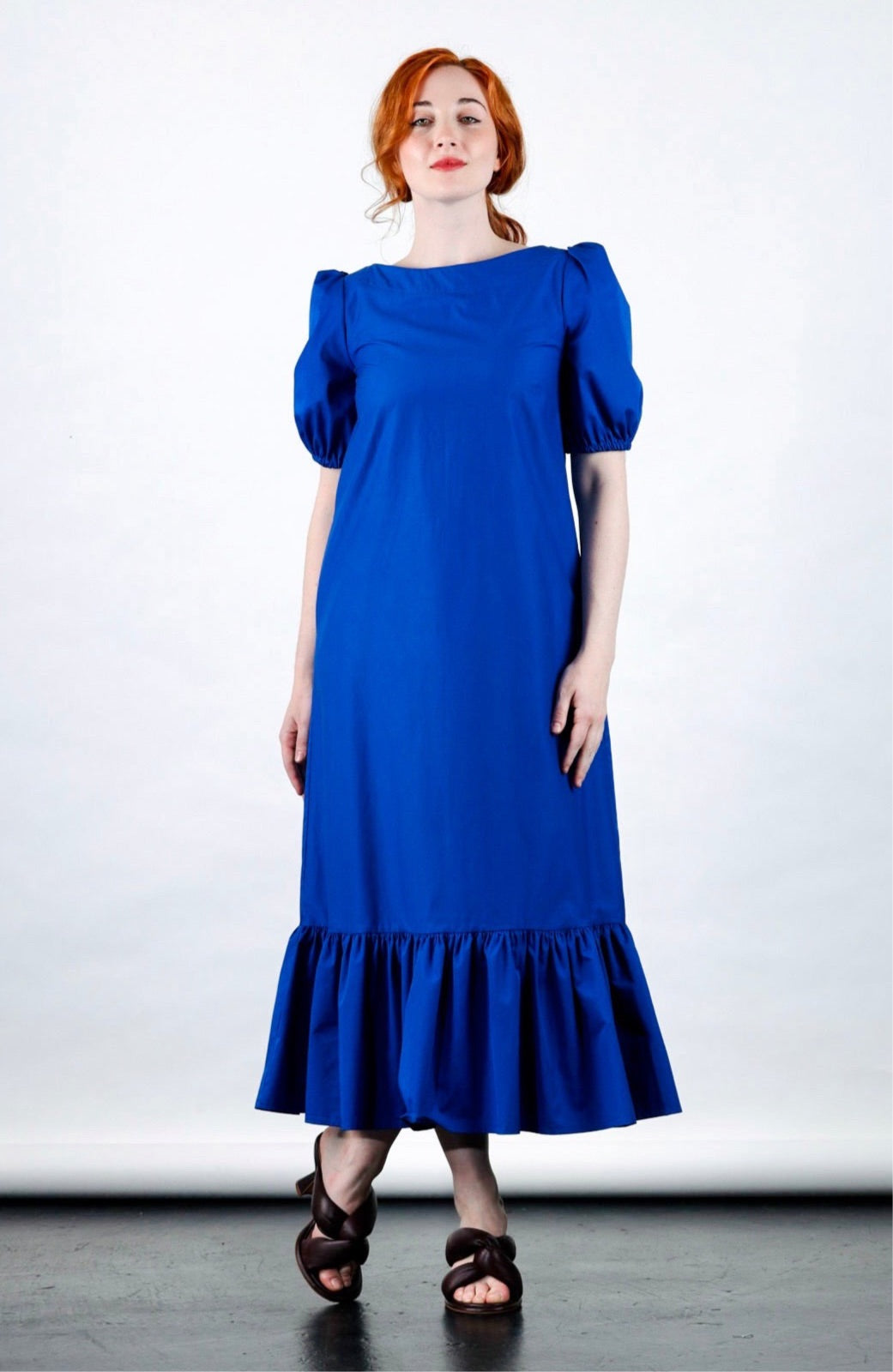 Artemis long dress in blue – natalija rushidi